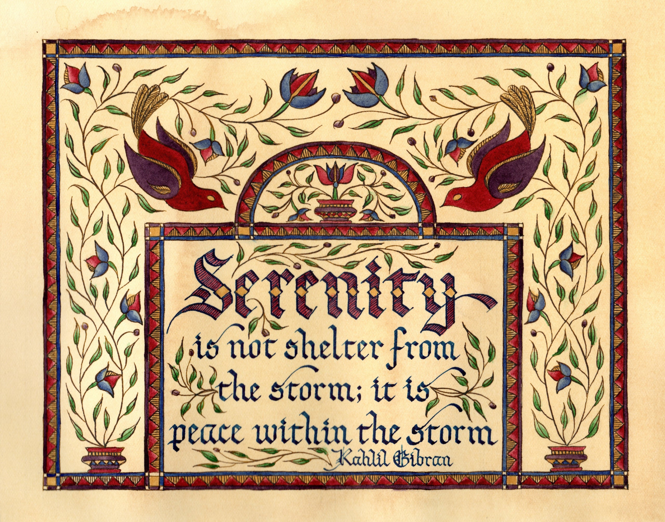Serenity - Fraktur, Spangler | SVC Landis House Exhibition | Perry ...